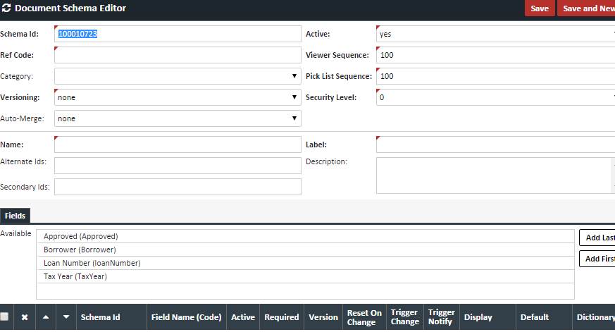 Document Definitions User Guide